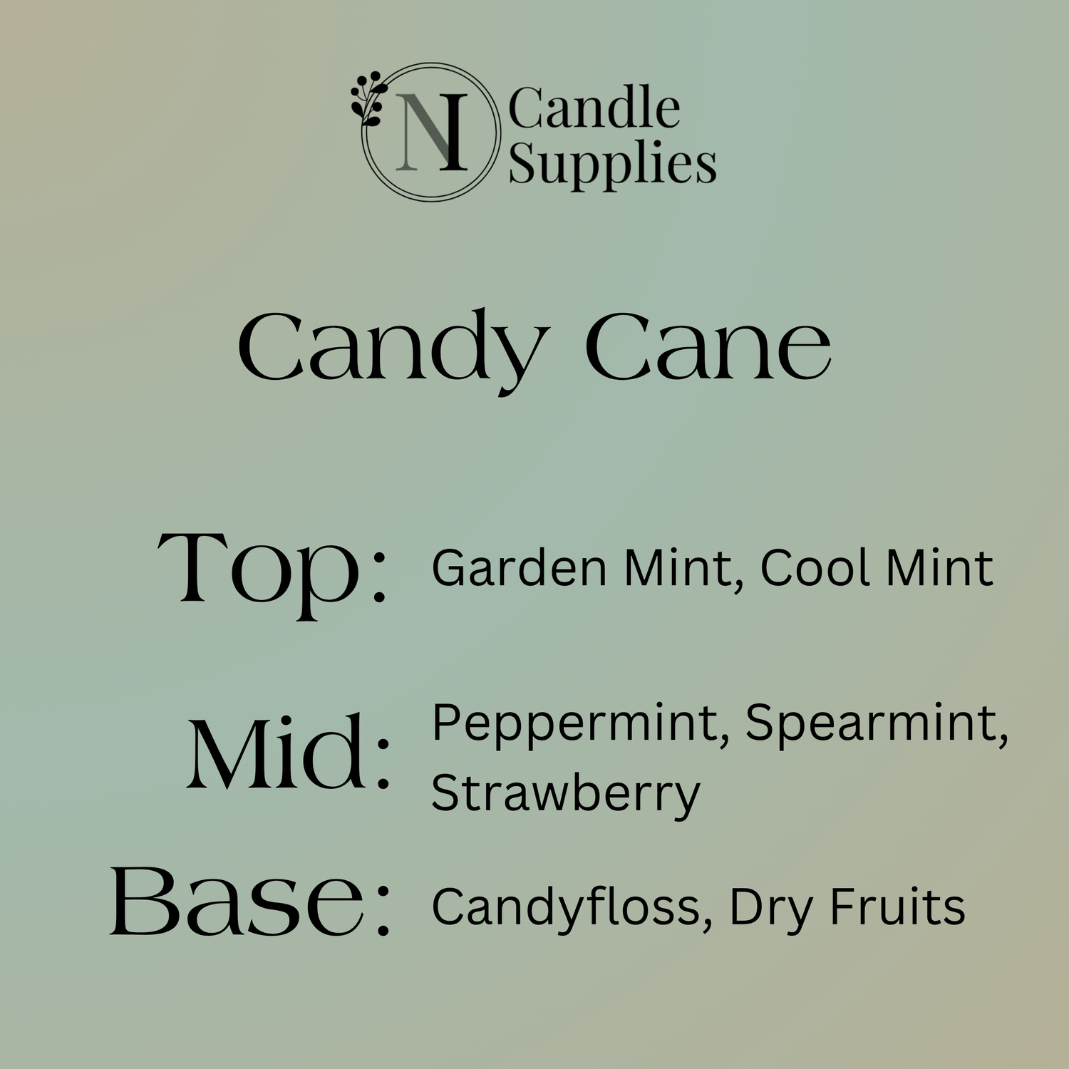 Candy Cane Fragrance Oil - Minty Christmas Scent – NI Candle Supplies LTD